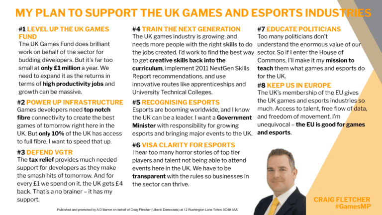 From playing to politics: Insomnia founder Craig Fletcher to stand for ...