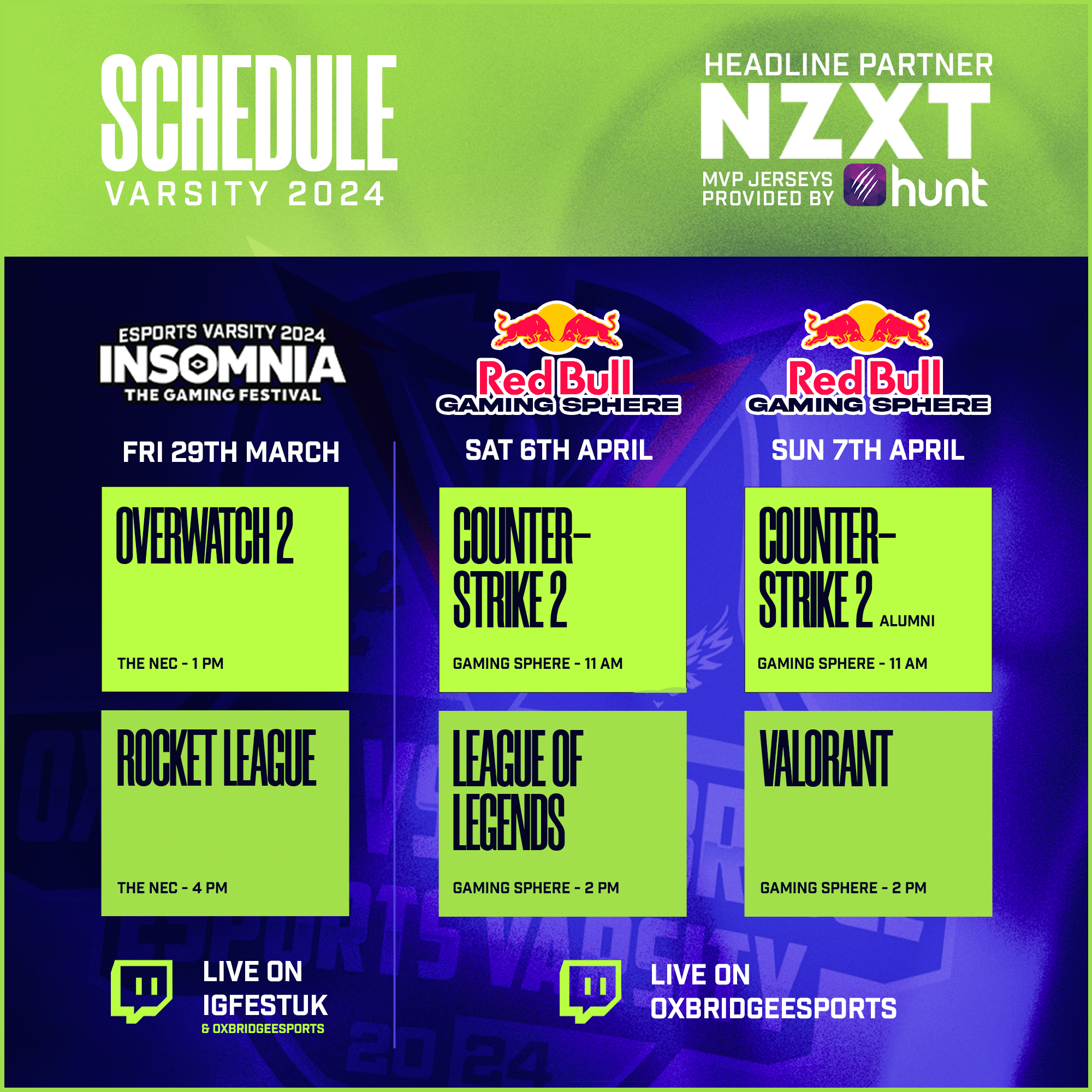 Insomnia Gaming Festival to kick off Oxbridge Esports Varsity 2024 ...