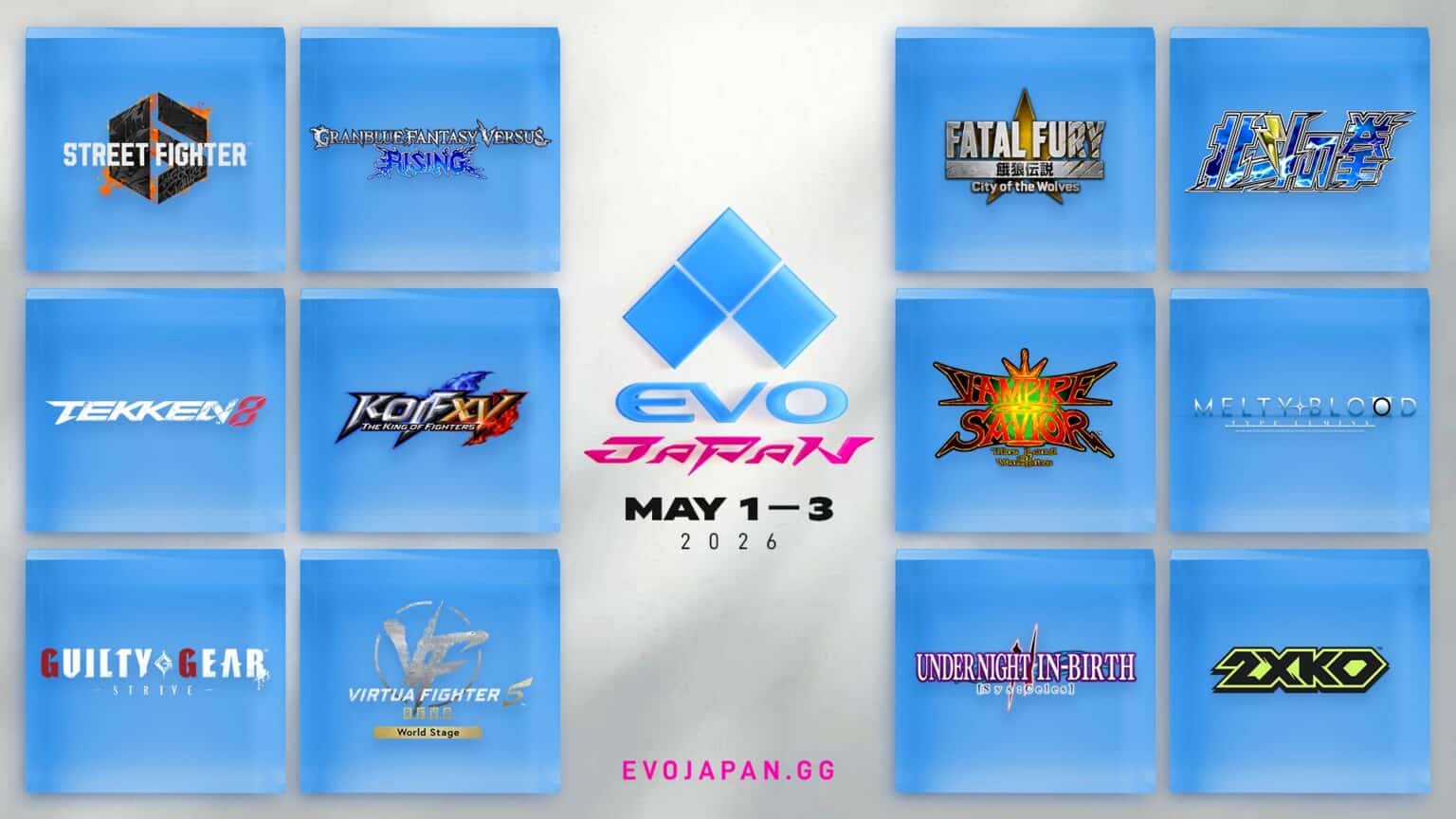 EVO Japan and EVO Las Vegas 2026 Tournament Title Line-Ups confirmed - Esports News UK